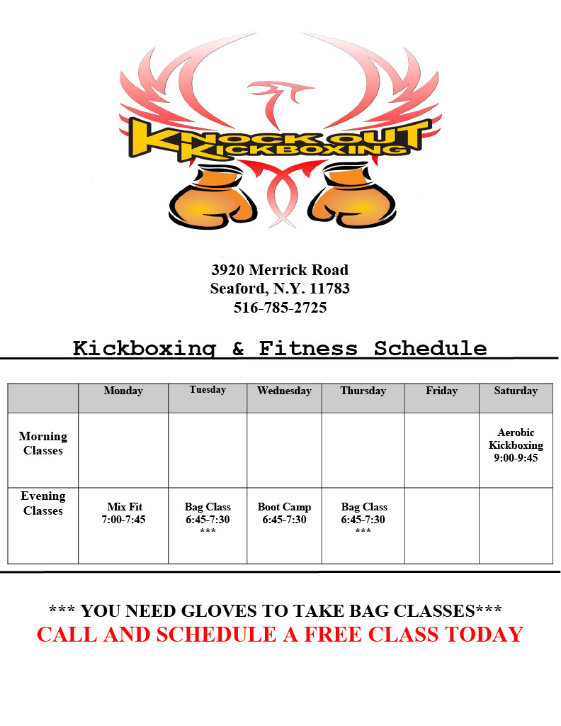 Schedules - East Coast Karate